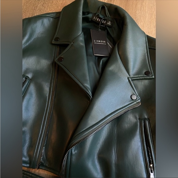 Lioness | Jackets & Coats | Nwt Leather Jacket | Poshmark